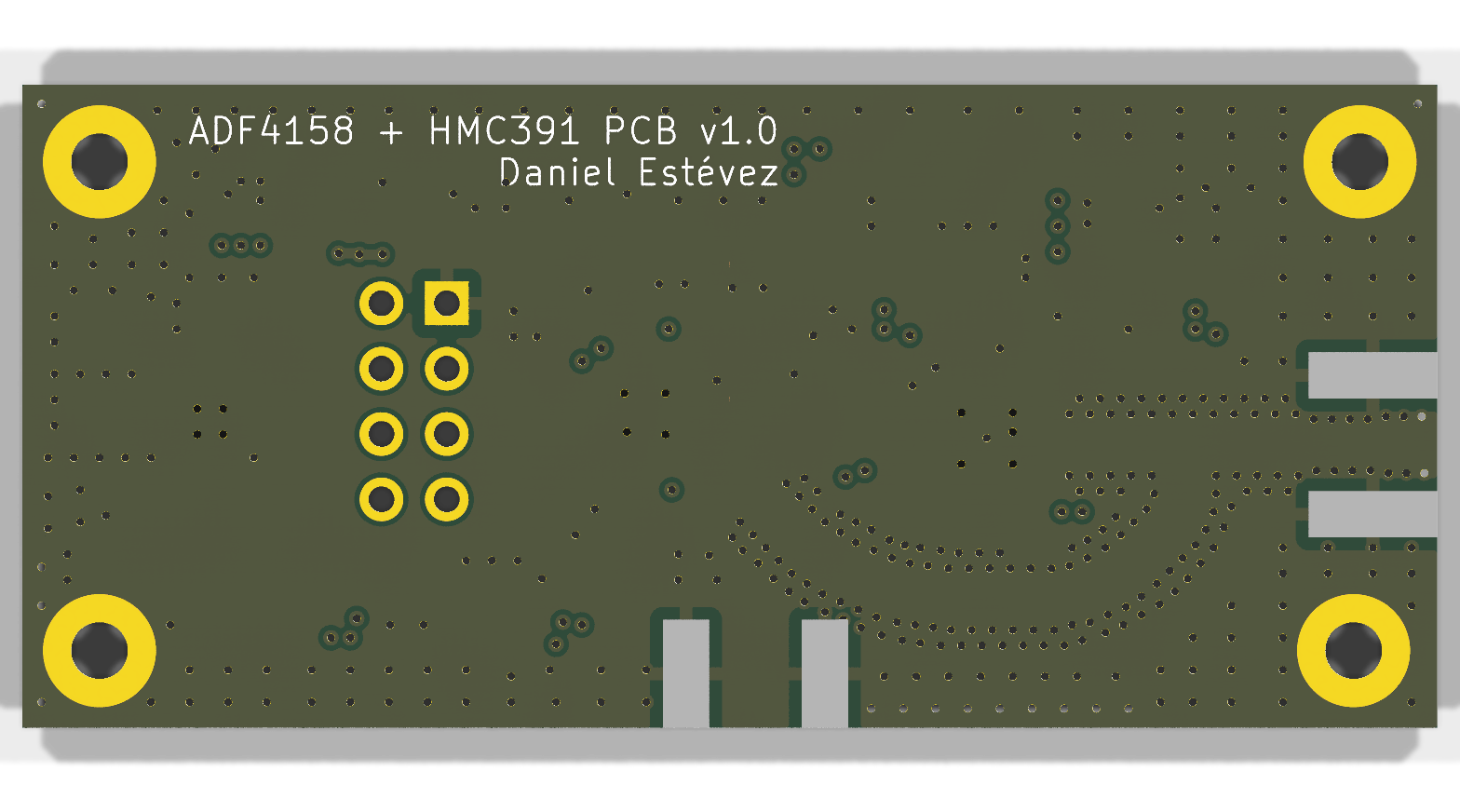 GitHub - daniestevez/ADF4158_PCB: ADF4158 + HMC391 PCB for 10 GHz FMCW radar LO