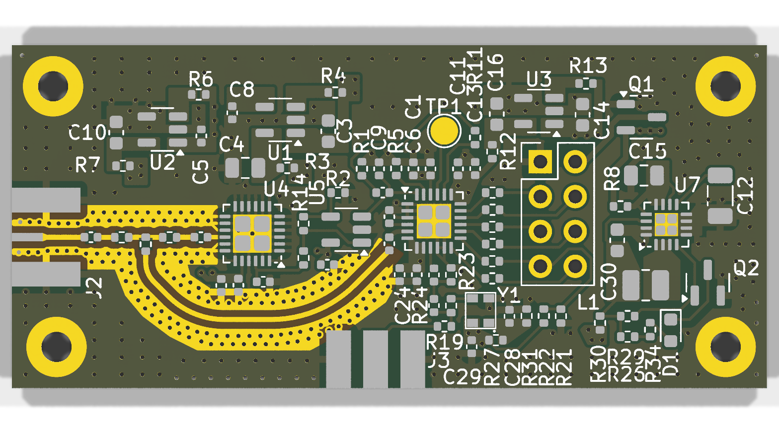 GitHub - daniestevez/ADF4158_PCB: ADF4158 + HMC391 PCB for 10 GHz FMCW radar LO